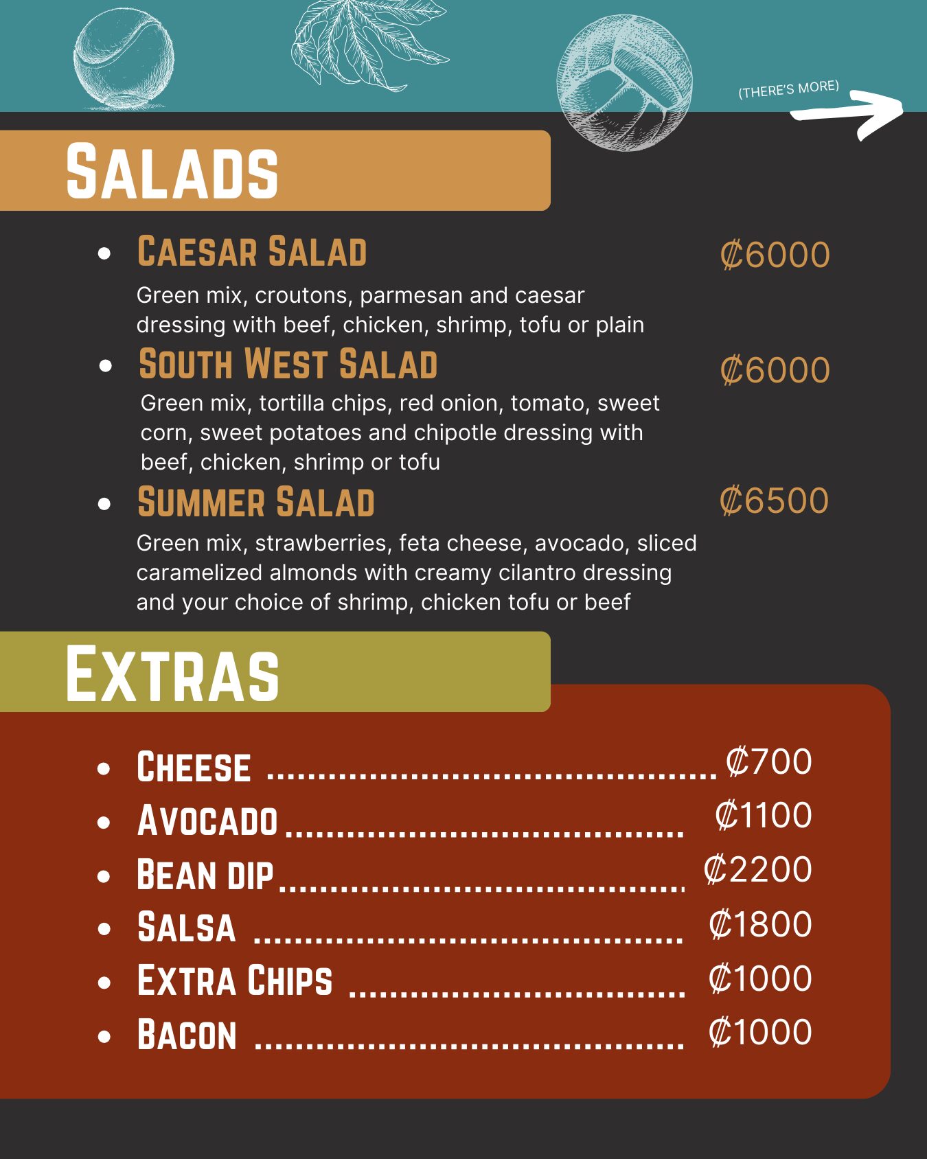 Menu | JPs Bar & Grill
