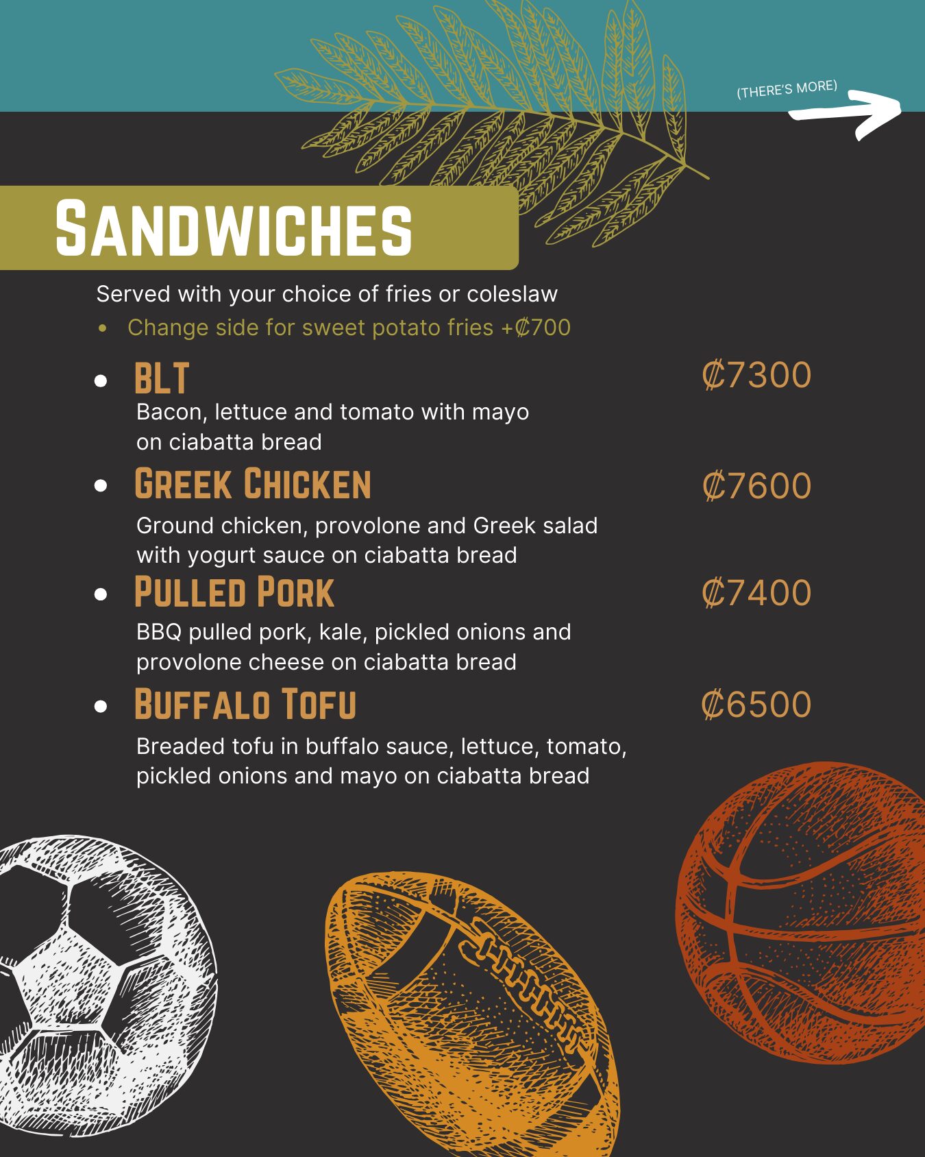 Menu | JPs Bar & Grill