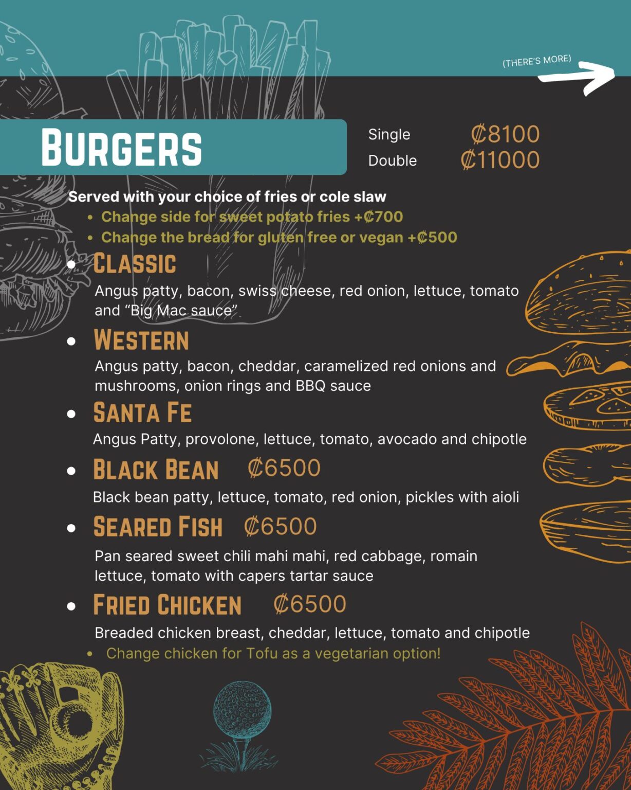 Menu | JPs Bar & Grill